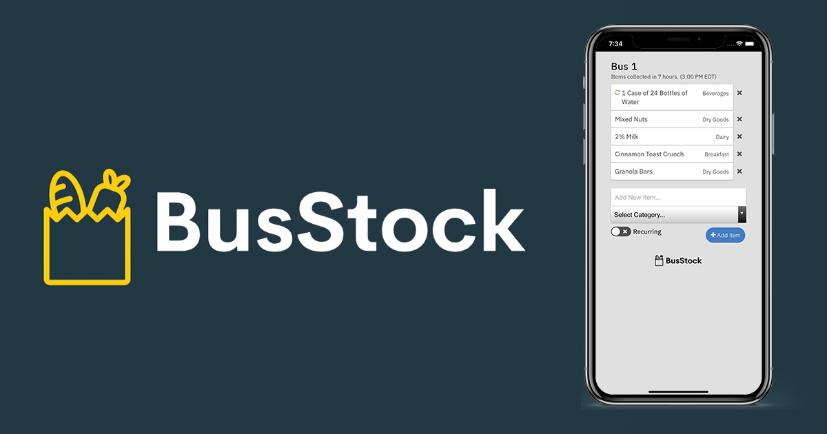 BusStock - A Digital Grocery Request Tool